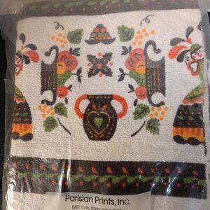Vintage | Dining | Newvtg Pennsylvania Dutch Parisian Print Folk Art ...